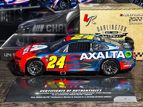 William Byron 2022 Axalta Darlington Throwback Liquid Color ELITE 1/24 ...