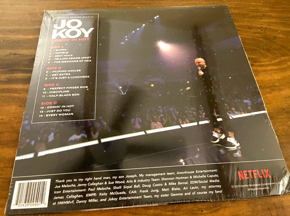 Jo Koy - Comin’ In Hot Netflix Comedy Special Vinyl 2 LP Album Sealed ...