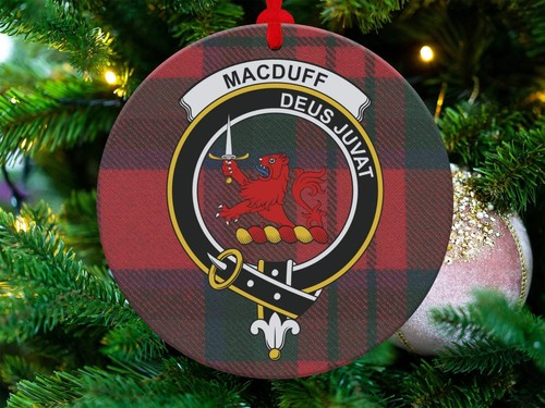 Macduff Clan Crest Tartan Christmas Ornaments | eBay