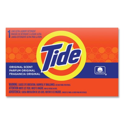 Tide 49340 1.5 oz. Vending-Design Powder Laundry Detergent (156/Carton ...