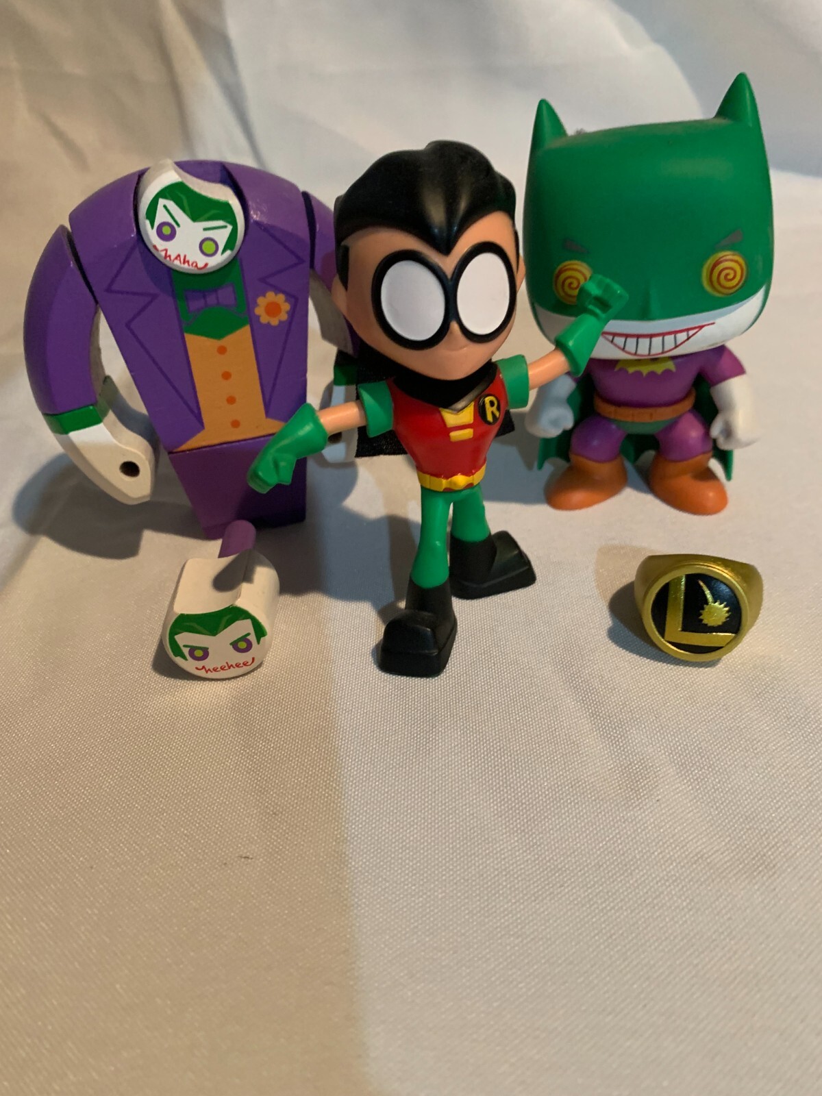 Misc DC Action Figures Funko Batman/Joker, Wooden Joker, Robin, Legion ...
