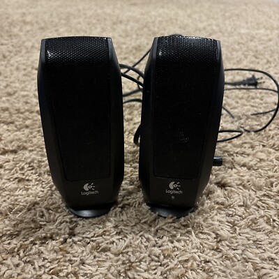 Logitech S120 Desktop Speaker System - Black | eBay