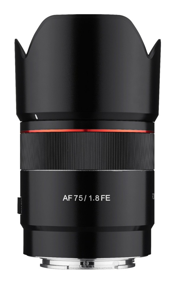 Samyang AF 75mm f/1.8 Auto Focus High Speed Telephoto Lens for Sony E ...