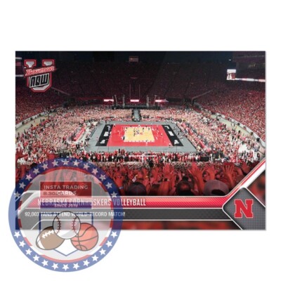 *READY TO SHIP* Nebraska Cornhuskers Volleyball - 2023 Bowman U Now ...