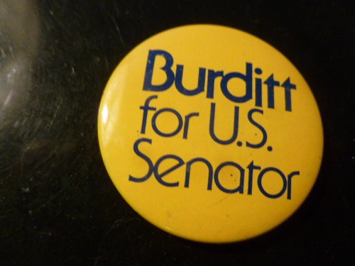 George Burditt Illinois Senate Pin Back Local Button Senator 1974 ...