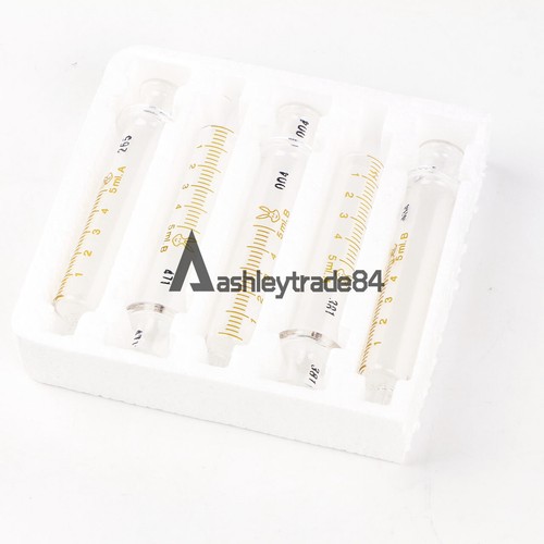 1PCS NEW 5ml Glass Syringes Glass Sampler Lab 5cc Glassware | eBay