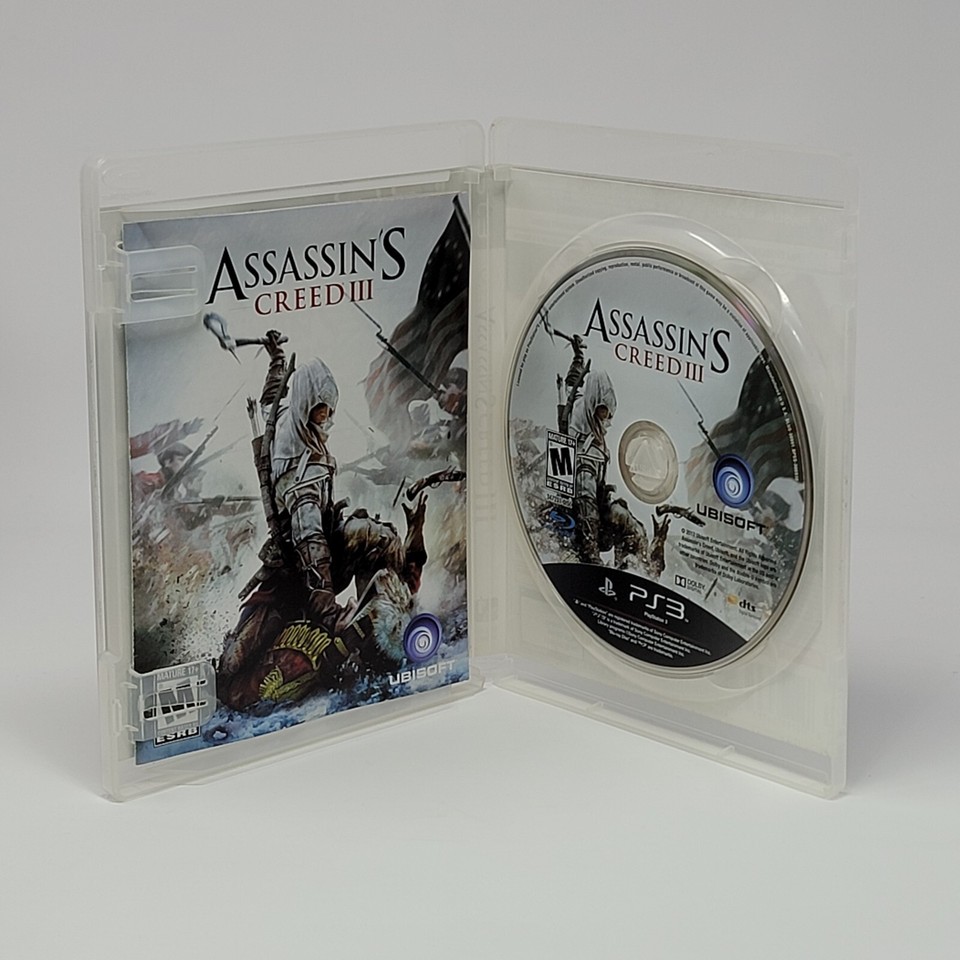 Assassin's Creed III (PlayStation 3 PS3) Black Label CIB COMPLETE ...