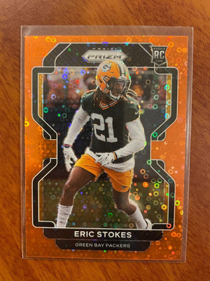 ERIC STOKES - 2021 Panini Prizm Football Orange Disco Rookie #433 | eBay