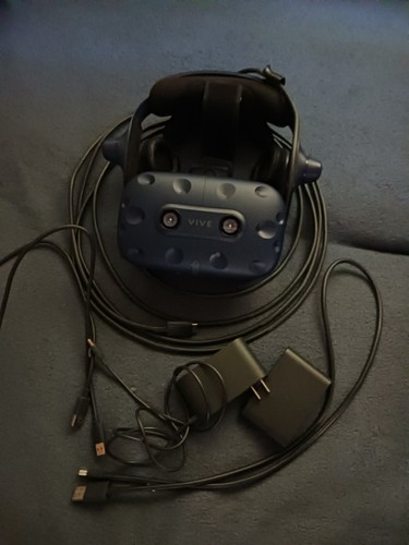 Used HTC VIVE Pro VR Headset, Link Box And Cables included 821793051150 ...