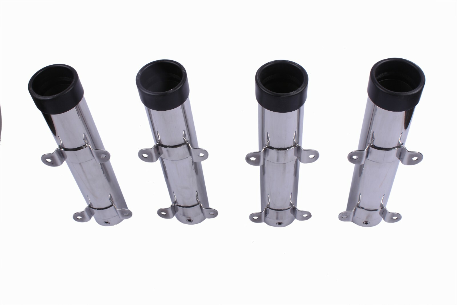4X Marine Boat Fishing Rod Holder Stainless Steel Transom Rod Pod Side ...
