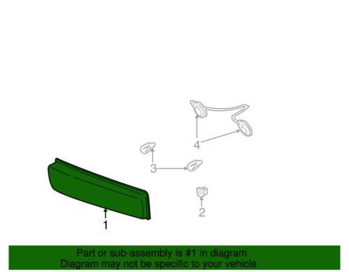GM Driver Side Parking and Turn Signal Lamp 5977271 | eBay