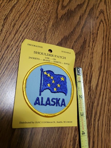 Alaska Quality Embroidered State Flag Patch Vintage New | eBay