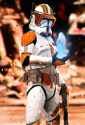 Star Wars Commander Cody Metal Poster The Clone Wars Bad Batch 7x11 ...