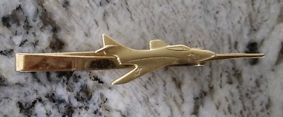 Vintage US Military Aircraft Crest ︎ JET AIRPLANE Tie Clasp Clip [Rare ...