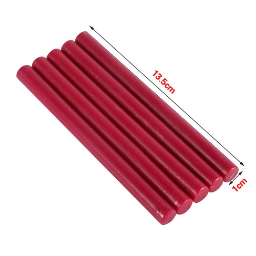 (Bourgogne)5pcs Sceau Cachet Bâtons De Cire Pour Sceller Vintage D ...