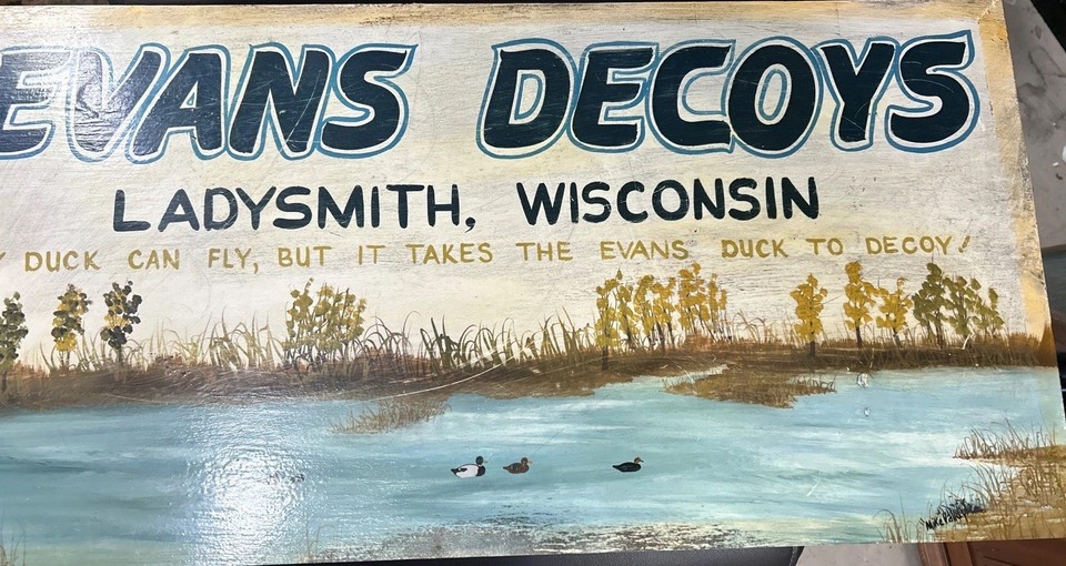 Vintage Evan’s Decoy Advertisement | eBay