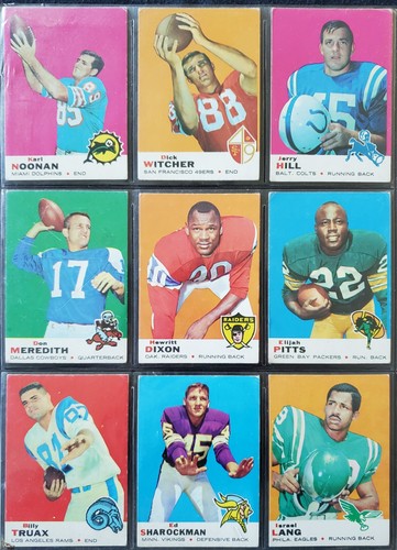 1969 NFL 9x HOF MVP All-Pro Legends Topps Cards | eBay