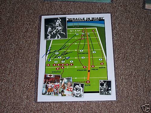 BC Gerard Phelan Autographed 8x10 Photo Hale Mary Play | eBay