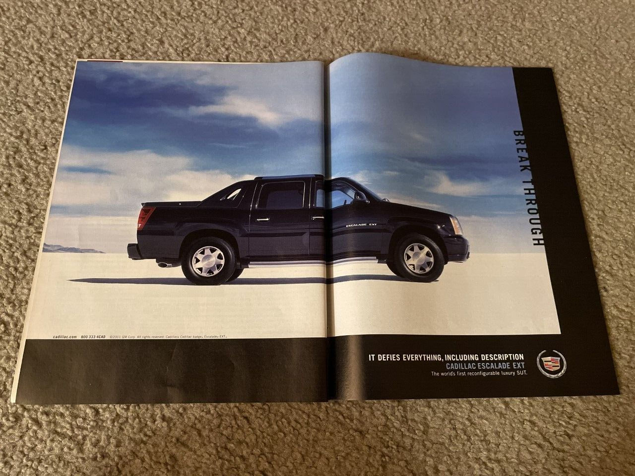 Vintage 2002 CADILLAC ESCALADE EXT LUXURY SUT VEHICLE PRINT AD | eBay