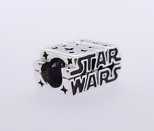 NEW 100% Authentic PANDORA 925 Silver Star Wars Shining 3D Logo Charm ...