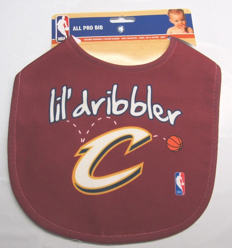 NBA lil' dribbler Cleveland Cavaliers Fan Baby Infant ALL PRO BIB Red ...