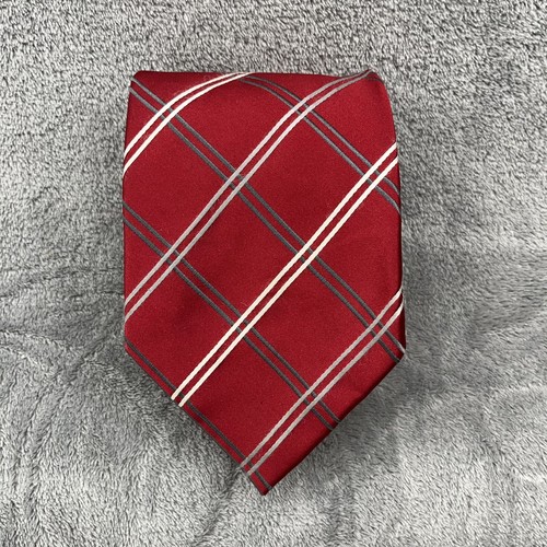 Donald Trump Signature Collection Silk Necktie Red Pl… - Gem