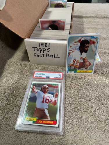 1981 Topps Football Complete Set Joe Montana Rookie PSA 5 Set Is Solid ...