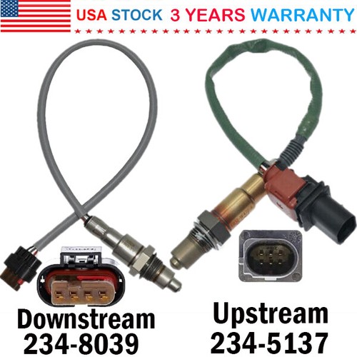 2PC Upper+Lower Oxygen Sensor For 2017-2020 Lincoln MKZ MKC & Ford ...