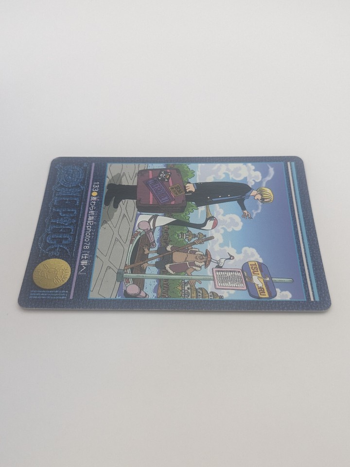 Sanji One Piece 133 Visual Adventure Carddass frontispiece BANDAI 2000 ...
