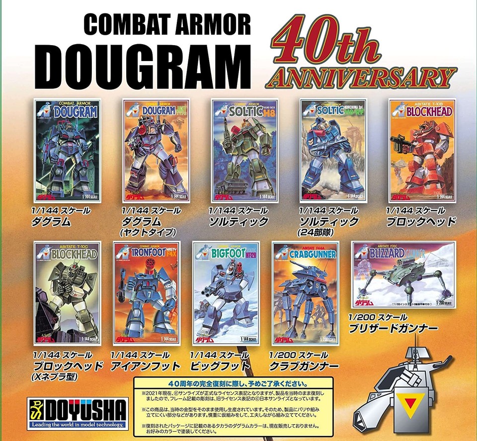 Doyusha Complete Edition Sun Fang Dougram 40th Anniversary Collector's ...