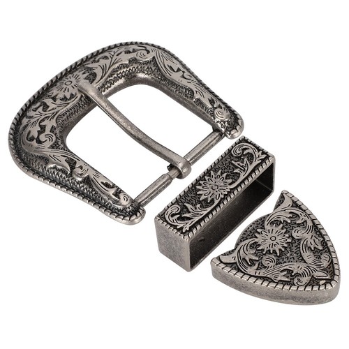 (40mm) Belt Buckle Vintage Design Belt Buckle Western Belt Buckles Set ...