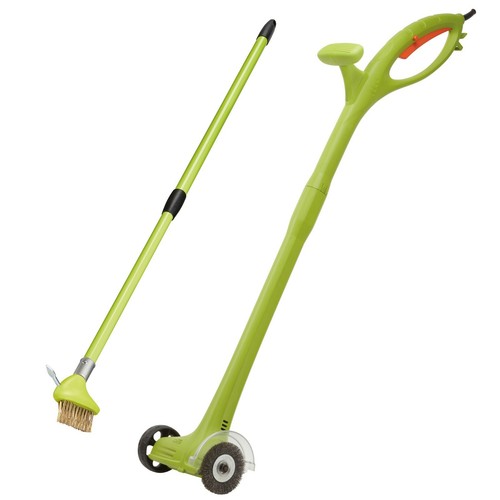 Garden Gear 140W Electric Weed Sweeper Moss Remover Grass Patio Cleaner ...