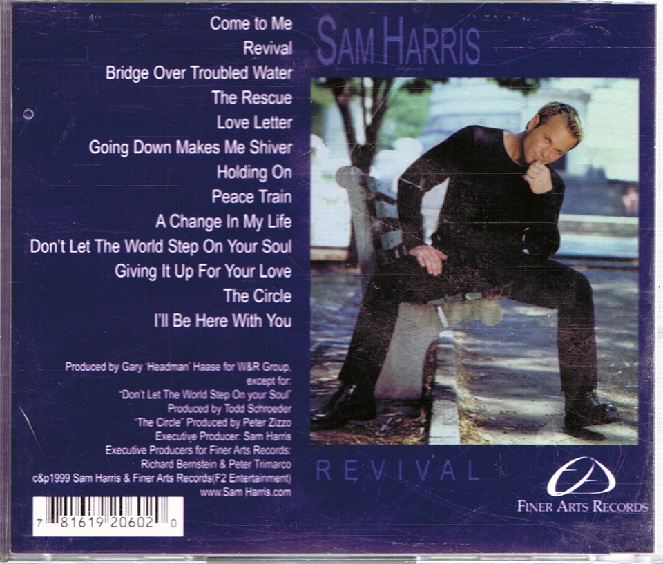 Revival by Sam Harris(CD, 1999, Finer Arts) - Gay interest 781619206020 ...
