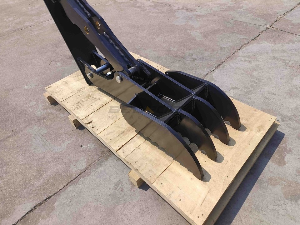 10 - 20 ton Excavator Manual Thumb, Pin Grabber, Equal Teeth, 4 Teeth ...