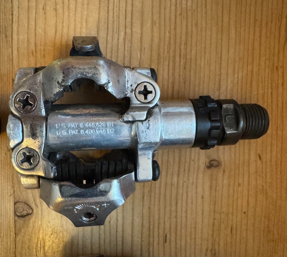 Shimano PD-M520 Clipless SPD Pedals TWO SETS (Silver) | eBay UK