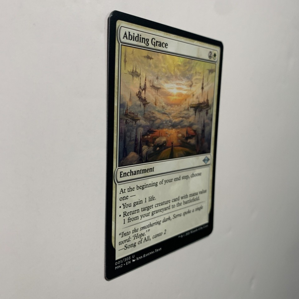 Abiding Grace - 001/303 - Modern Horizons 2 - Magic: The Gathering | eBay UK