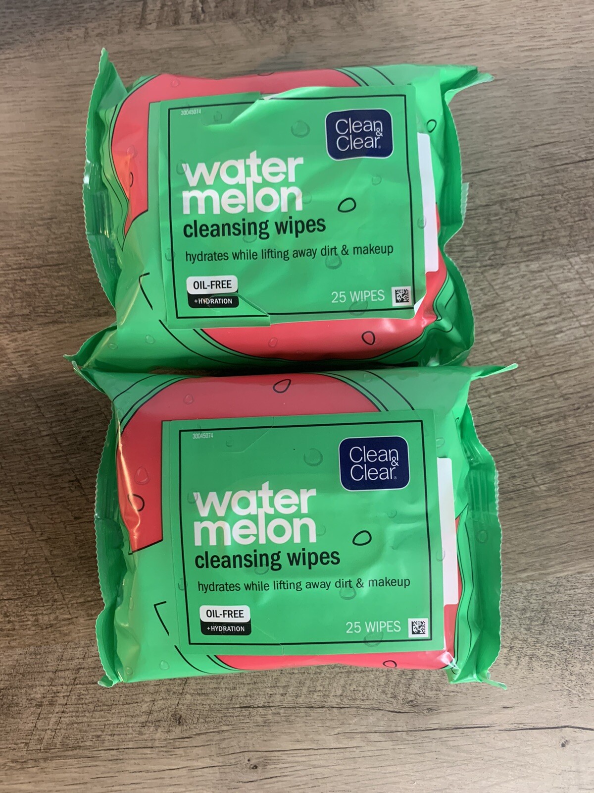 2x Clean & Clear Watermelon Cleansing Wipes Oil for sale online | eBay