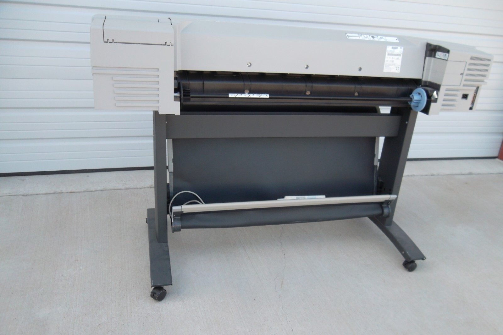 HP DesignJet 500ps Plotter 42" Wide Roll Color Printer Inkjet USB ...