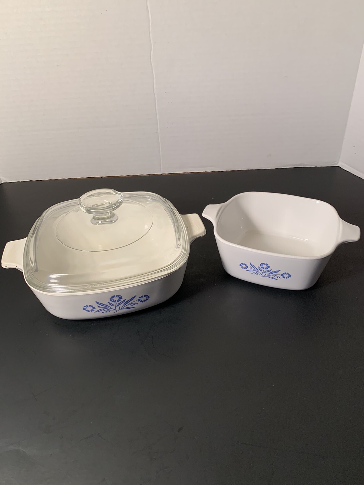 Corning Ware 1 Quart 7" x 7" Mini Casserole Side Dish With Lid AndOne ...