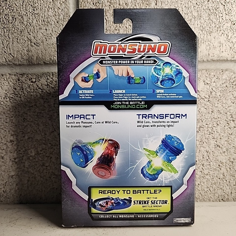 Monsuno Motorized Spin Wild Core - Blue/Green - New Sealed | eBay