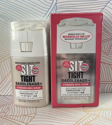Soap & Glory Sit Tight Saddlebags + Stubborn Area Serum 85ml Brand New ...