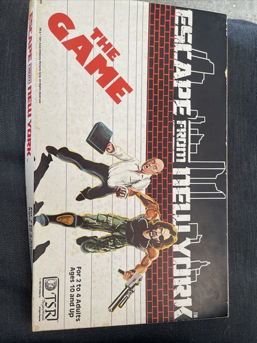 Vintage TSR Board Game - Escape from New York - RARE | eBay Australia
