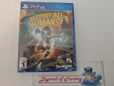 New * Destroy All Humans! ps4 PlayStation 4 + ps5 * Sealed Game ...
