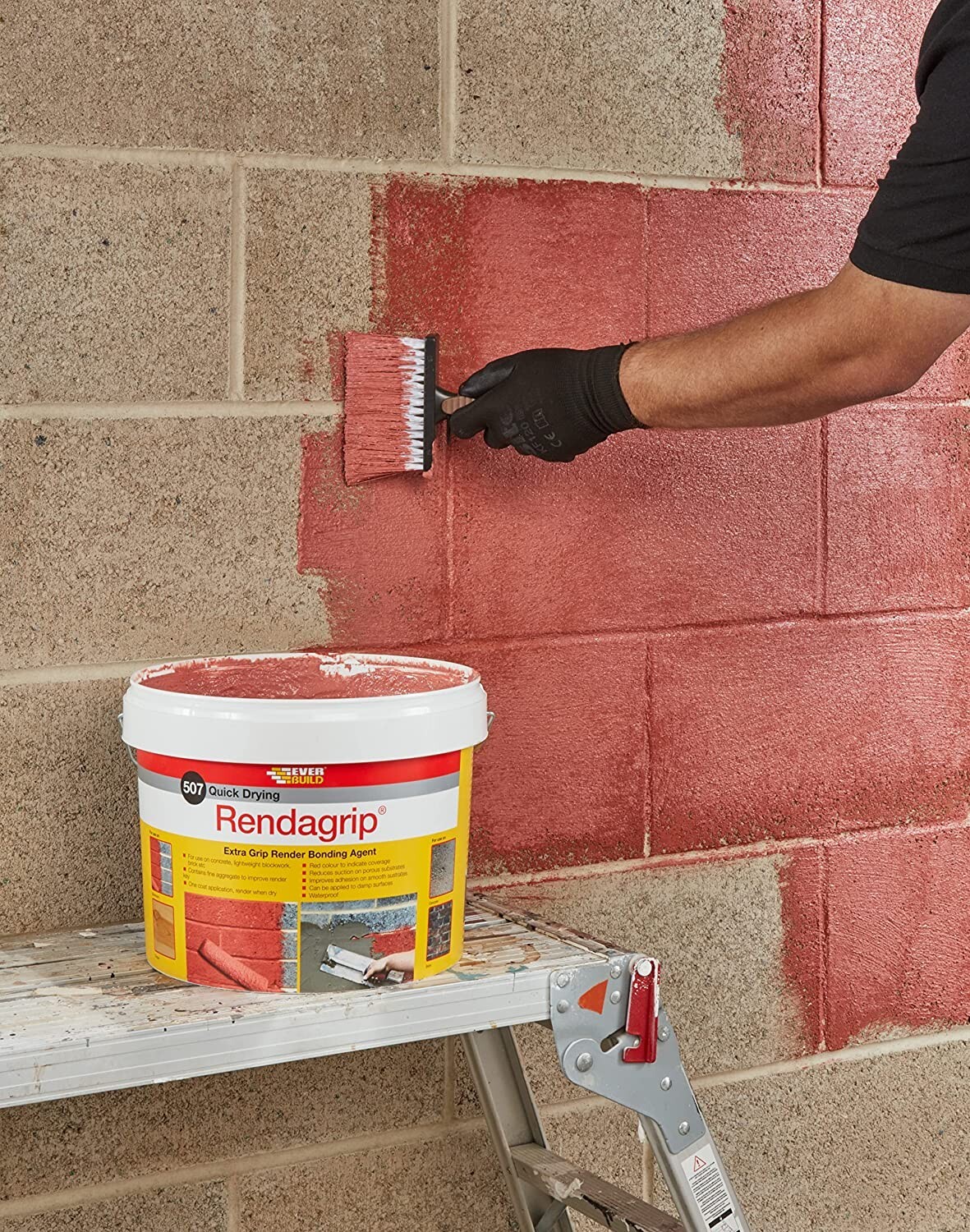 Everbuild RENDGP10 Rendagrip Bonding Agent, 10L - Red for sale online ...