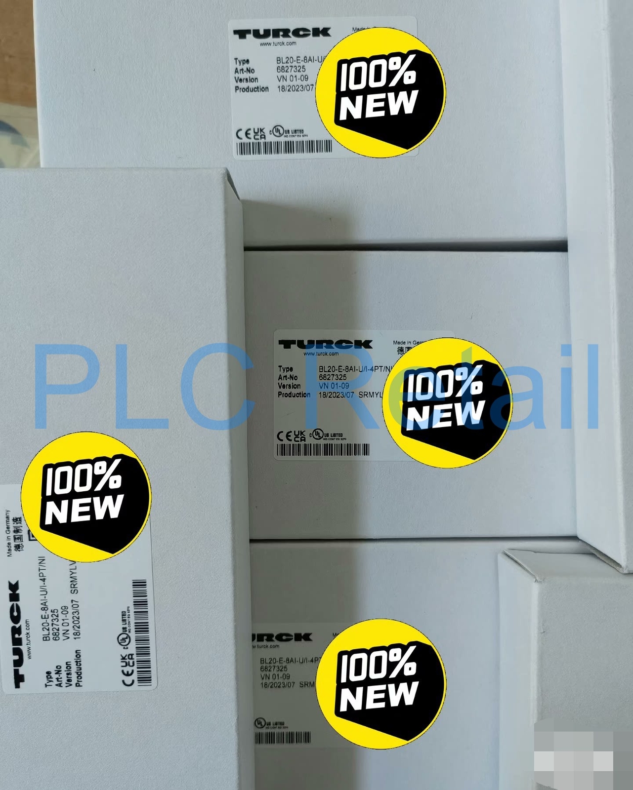 BL20-E-8AI-U/I-4PT/NI NEW Turck PLC Module FedEx or DHL | eBay