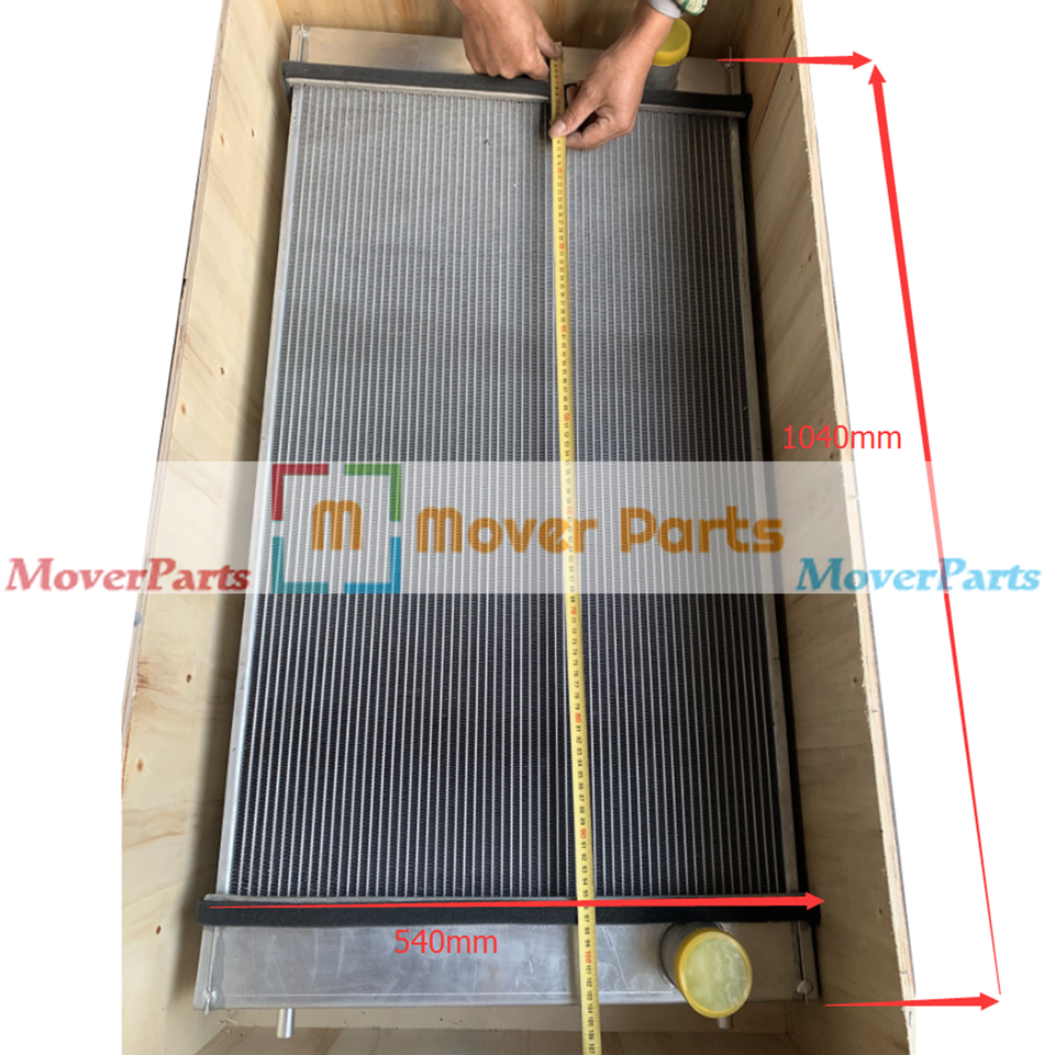 Water Tank Radiator 56B-03-21220 For Komatsu Dump Truck HM350-2 HM400-2 ...