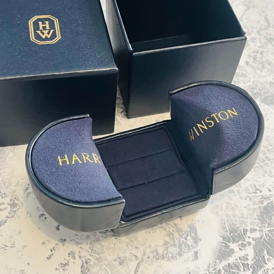 Harry Winston Ring Case empty case w/Box | eBay