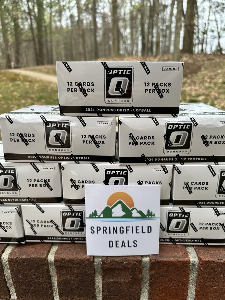 2024 Panini Donruss Optic SEALED Football NFL Fat Pack / Cello Box ...