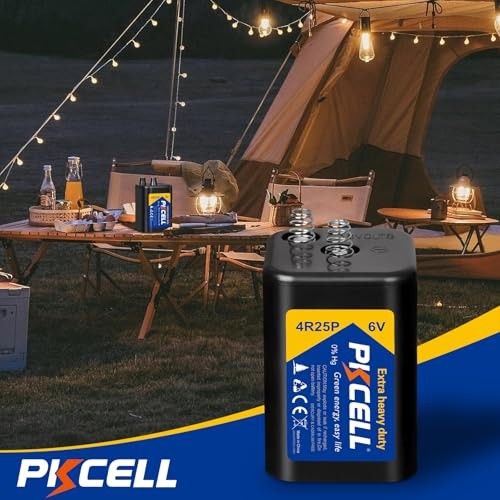 Lantern Battery 6 Volt Flashlight Square Heavy Duty | eBay