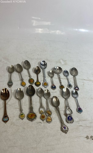Assorted Silver Mid-Century Modern Souvenir Collection State Spoons ...